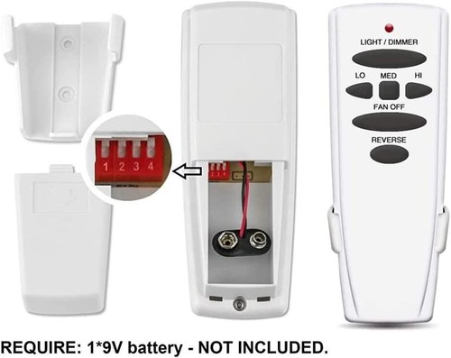 Ceiling Fan Remote Reversing Control for Hampton Bay Hunter UC7078T ...