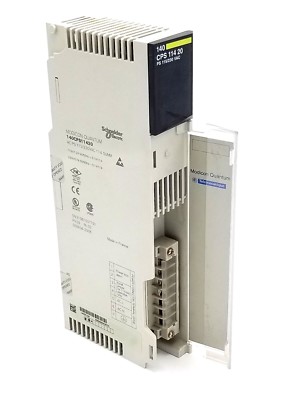 SCHNEIDER MODICON QUANTUM 140-CPS-114-20 PV:03 RL:02 AC POWER SUPPLY ...