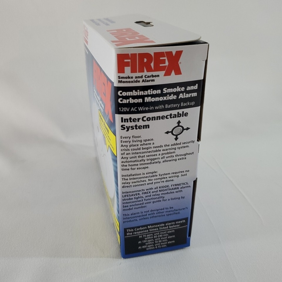 Kidde 21006377-N FIREX Combination Smoke & Carbon Monoxide Alarm NEW KN ...