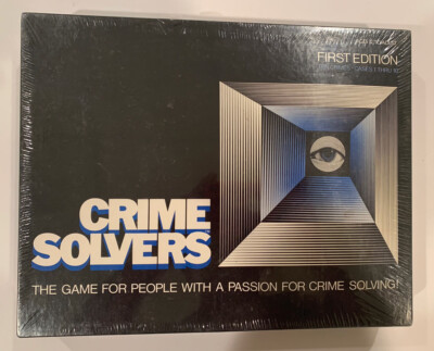 Vintage Crime Solvers Board Game Still Sealed First Ed. 1986 Maruca ...