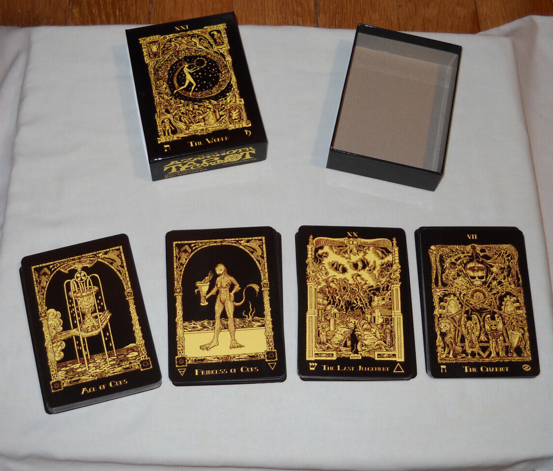 The Book of Azathoth Tarot Cards Oracle Occult Divination Complete Deck ...