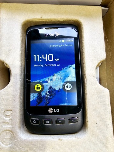 LG Optimus S - Black (Sprint) (Single SIM) 678277052222| eBay