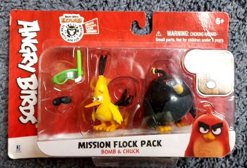 Angry Birds Mission Flop Pack Bomb & Chuck | eBay