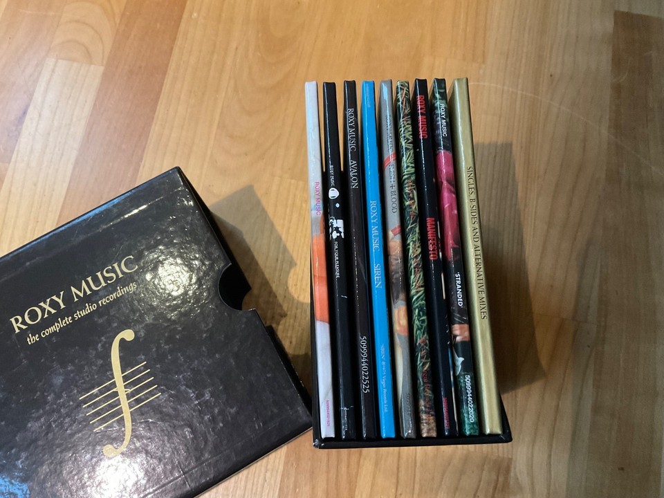 Roxy Music the complete studio recordings 9 CD box set Ex+ | eBay UK