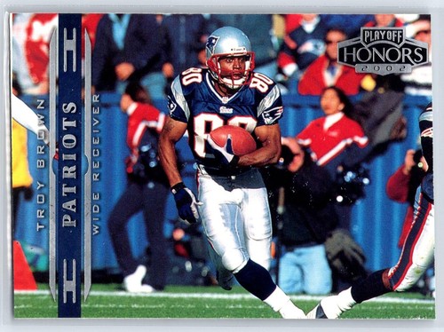 2002 Playoff Honors Troy Brown New England Patriots #56 | eBay
