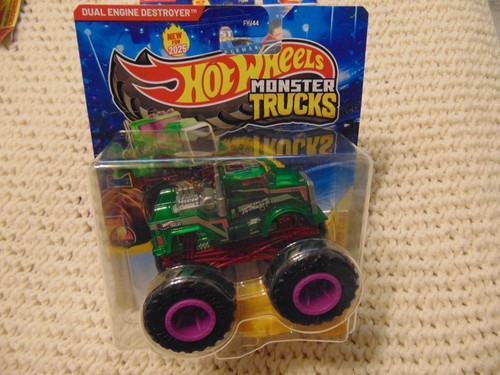 2025 New DUAL ENGINE DESTROYER Hot Wheels Monster Truck | eBay