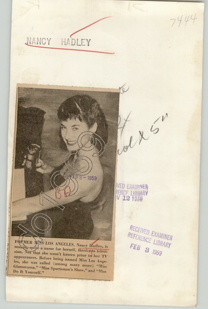 Nancy Hadley Actress