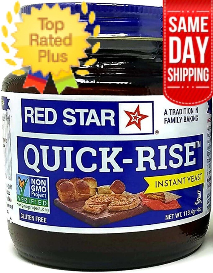 Red Star Quick Rise Instant Yeast 4 oz jar | eBay