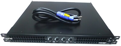 LASE-6000 Series Professional Power Amplifier 1U 4 x 1800 RMS Watts 8Ω ...