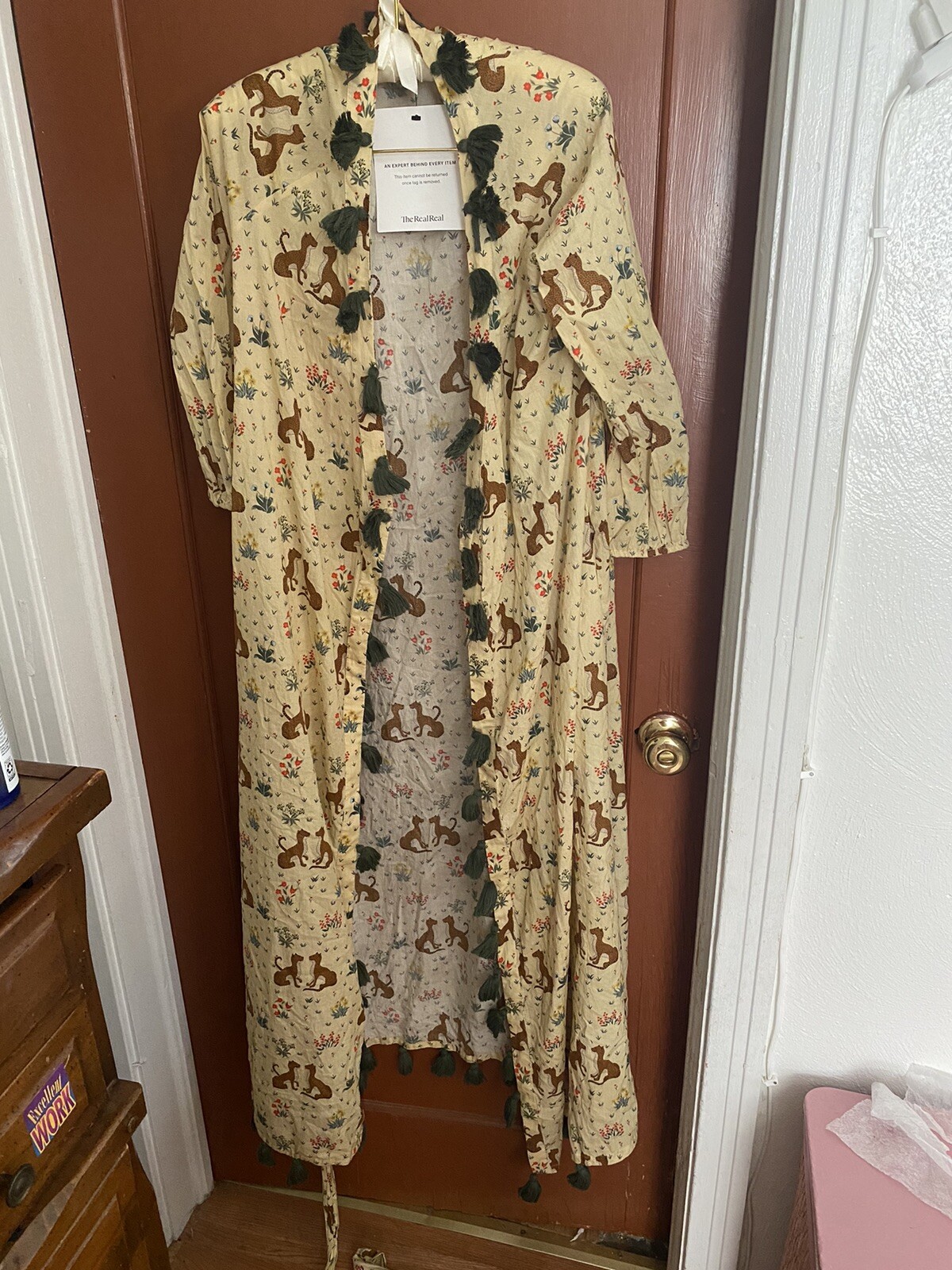 rhode lena tassel wrap hem dress | eBay