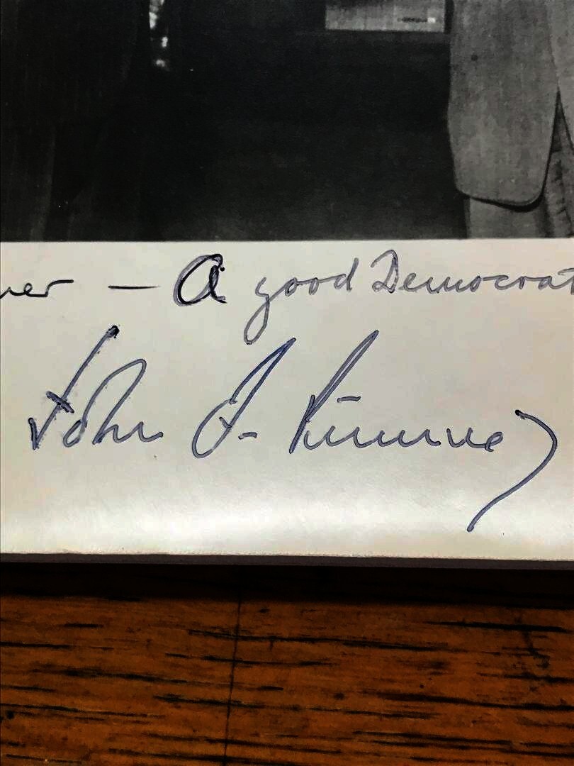 AUTHENTIC signed PRESIDENT JOHN F. KENNEDY AUTOGRAPH PHOTOGRAPH 1962 ...