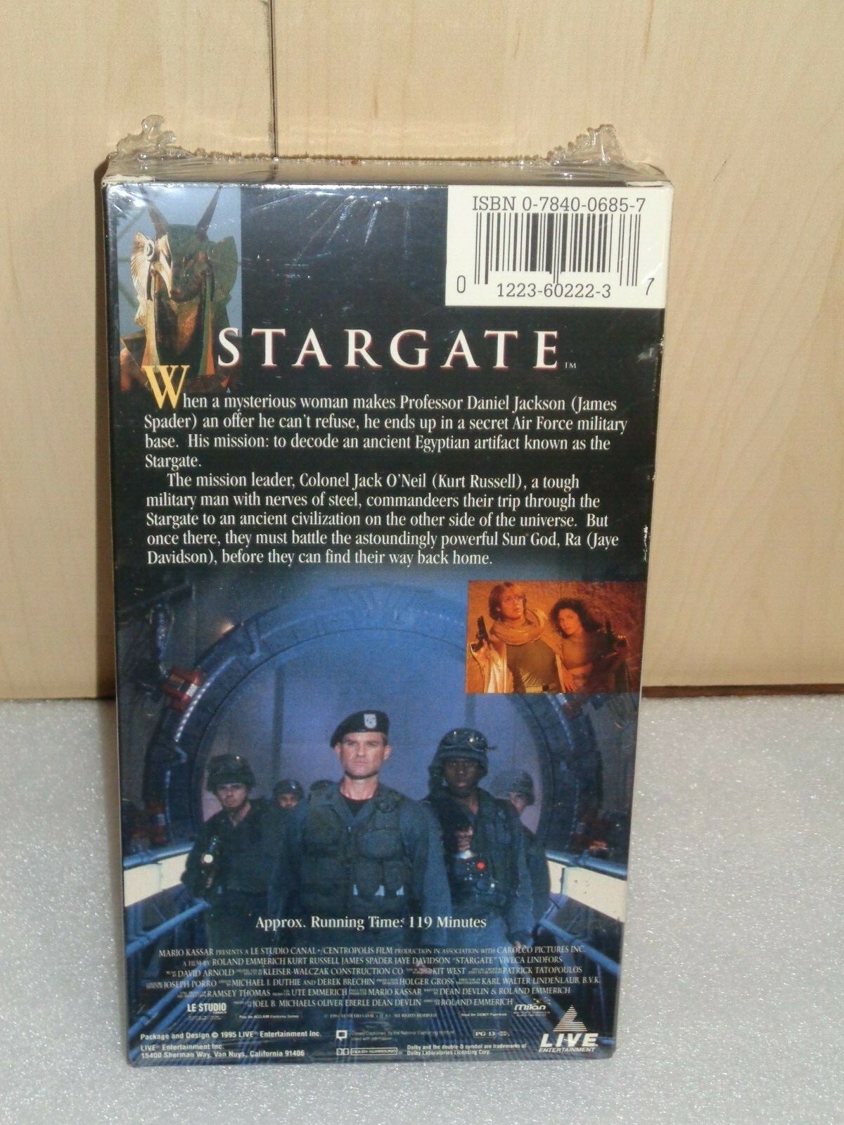 Stargate (VHS, 1995) Kurt Russell & James Spader - New & Sealed! ONE ...