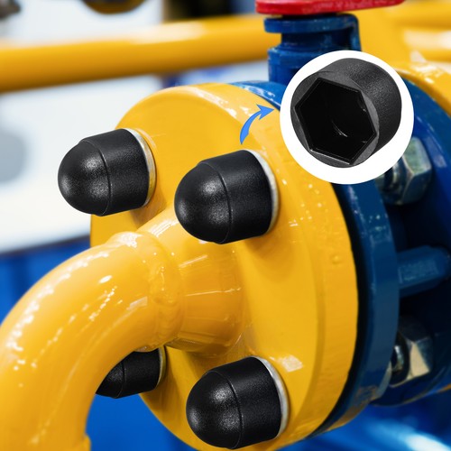 Plastic Dome Nut Protection Cap Covers, M8 Nut Cover Black 50pcs | eBay UK