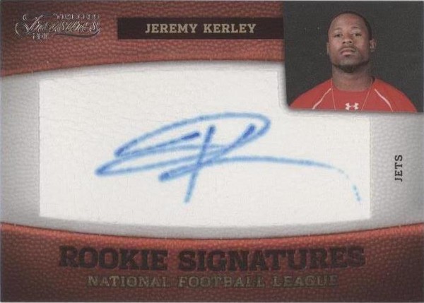 2011 Panini Timeless Treasures - Rookie Signatures #168 Jeremy Kerley ...
