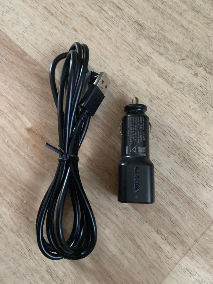 Genuine GARMIN DriveSmart 66 SAT NAV Power Cable + Single USB Car ...