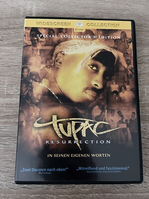 Tupac Resurrection DVD 2pac Shakur 2004 MTV Rap Hip Hop Documentary ...