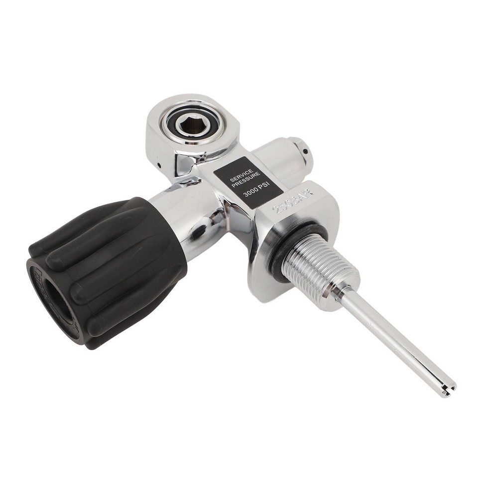 Scuba Diving Cylinder Valve G3/4 DIN Yoke Dual Use 250 Bar Chrome ...