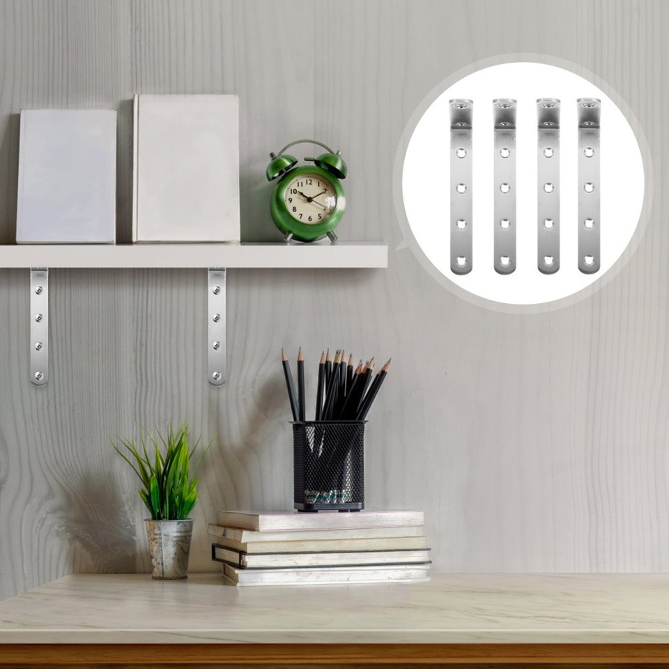 4 Pcs Furniture Corner Connector Heavy Duty Bracket Support Brace ...