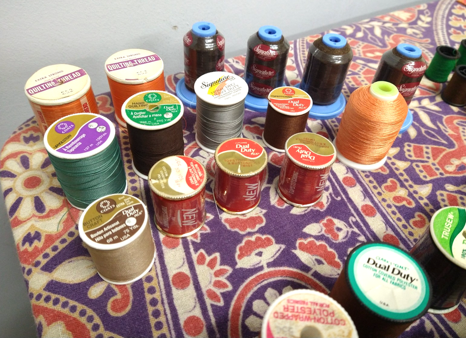 130 Sewing THREAD Vintage & New Dual Duty Coats Gutermann Quilting ...