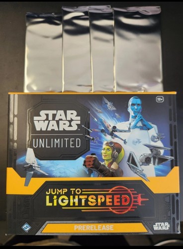 STAR WARS: Unlimited: Jump To Lightspeed - PRE-RELEASE KIT + 4 packs | eBay