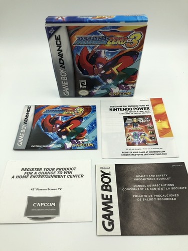 Mega Man Zero 3 (Nintendo Game Boy Advance | GBA) BOX MANUAL INSERTS ...