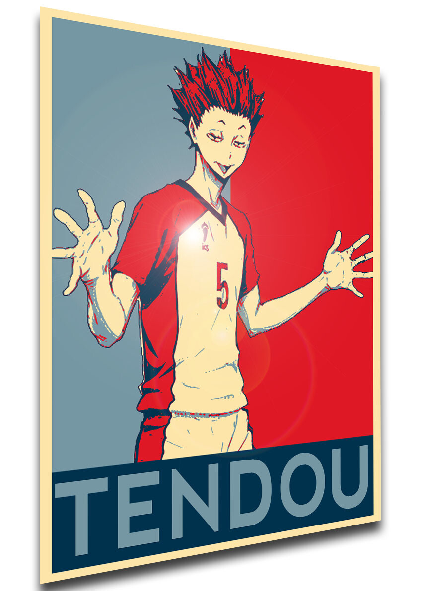 Poster Propaganda - Haikyuu - Shiratorizawa Team - Satori Tendou V1 ...
