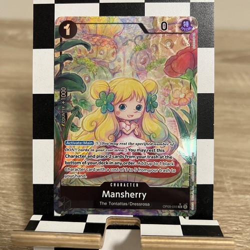 ONE PIECE TCG | MANSHERRY OP05-088 R ALT ART | OP-05 Awakening Of The ...