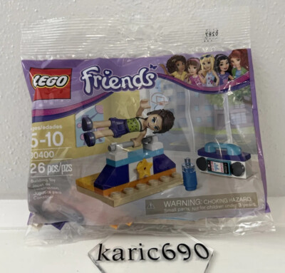 New Lego Friends Gymnast & Radio # 30400 26 Pieces Sealed Bag Item ...