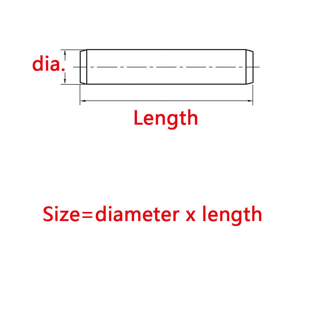 M6-M16 304 Stainless Steel Dowel Pins Parallel Pin Roller Pin Bearing ...