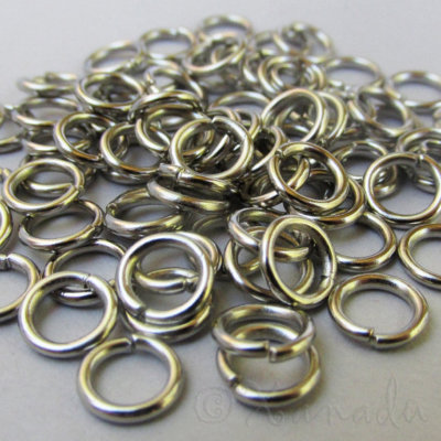 Jump Rings 8mm - 50/100/200 Stainless Steel 18 Gauge Jumprings F0272 | eBay
