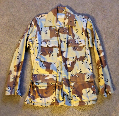 Military DCU Small Regular Desert Tan Shirt US Army Chocolate Chip Men ...