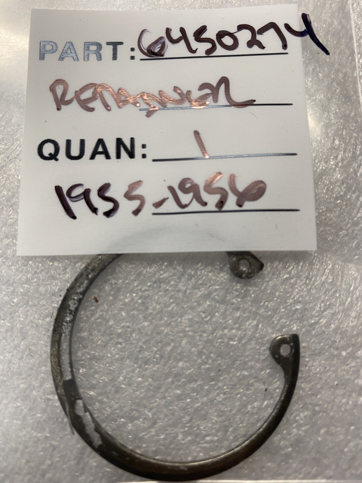 1955 1956 Packard Ultramatic Transmission Speedo Adapter Retainer ...