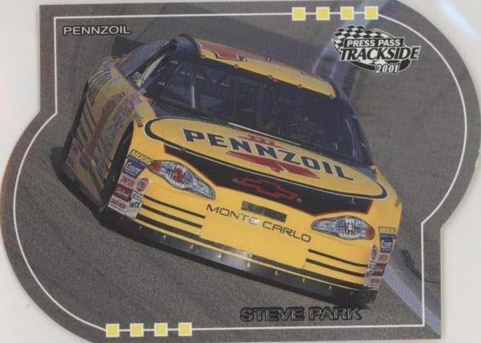 2001 Press Pass Trackside - Steve Park #39 Die-Cut for sale online | eBay