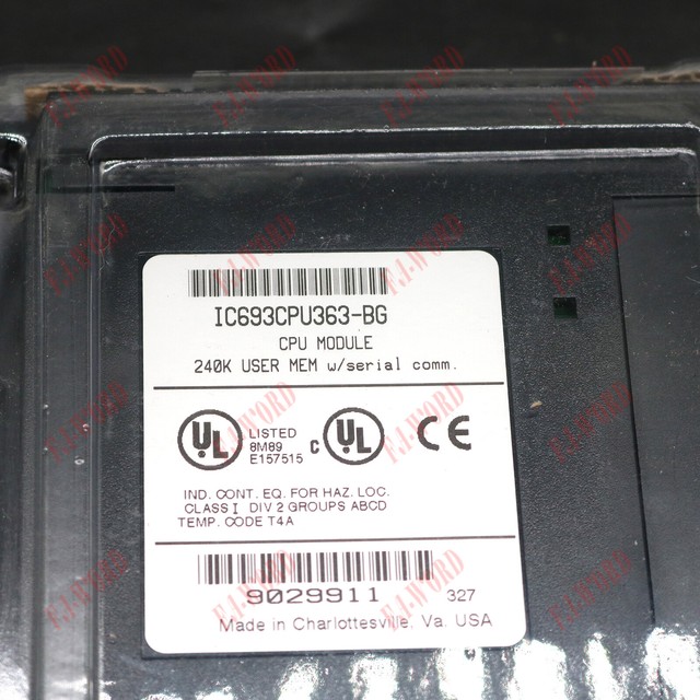 GE Fanuc IC693CPU363-BG PLC Processor Module for sale online | eBay