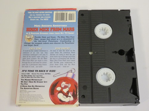 BIKER MICE FROM MARS CHILL ZONE 2 ANIMATED EPISODES HOME VIDEO VHS | eBay