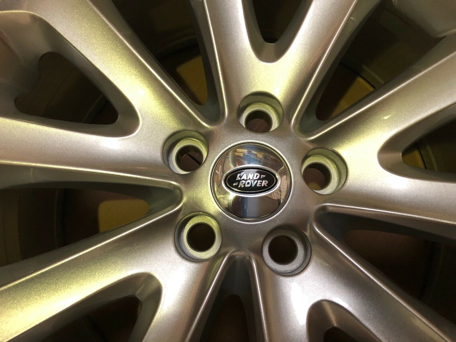 Genuine Range Rover 2013+ 5 Split Spoke Silver Sparkle Wheel 20" x 8 ...