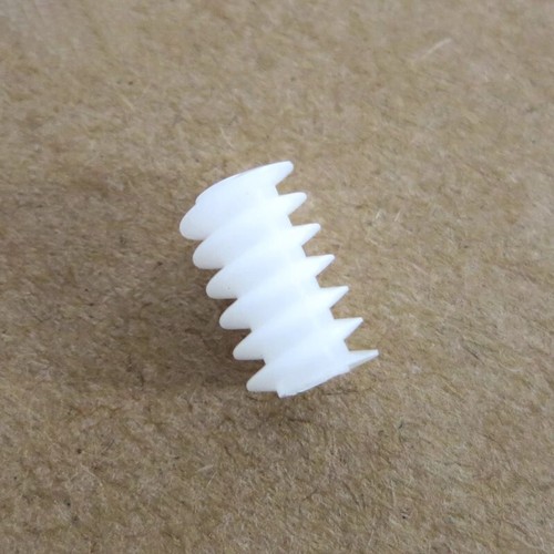10pcs/lot White Right Hand Plastic Worm Turbine Reduction Gears DIY ...