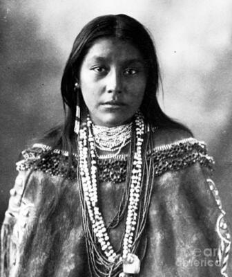 Native American Indian Apache Maiden 1901 Vintage 8 x 10 Photo | eBay