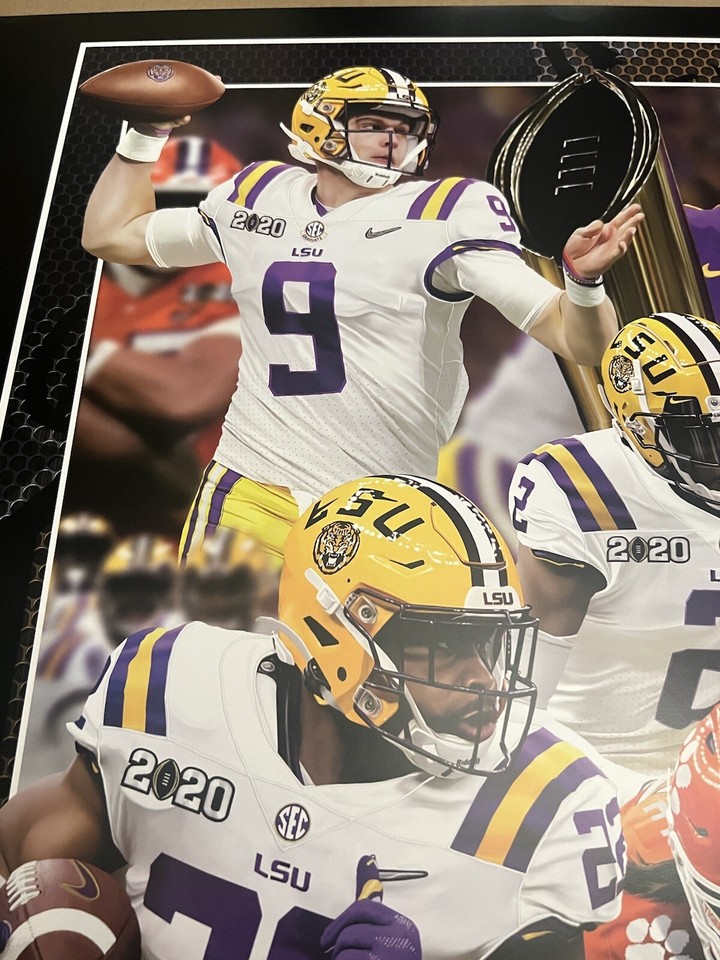 LSU Tigers 2019 National Champions Return To Dominance Large Print. | eBay