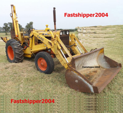 Case 580 CK Loader Backhoe Shop Service Manual Tractors Diesel Engines ...