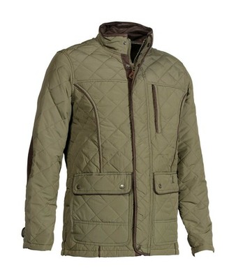 Percussion Men's Stalion Jacket Green Quilted Padded Country Hunting ...