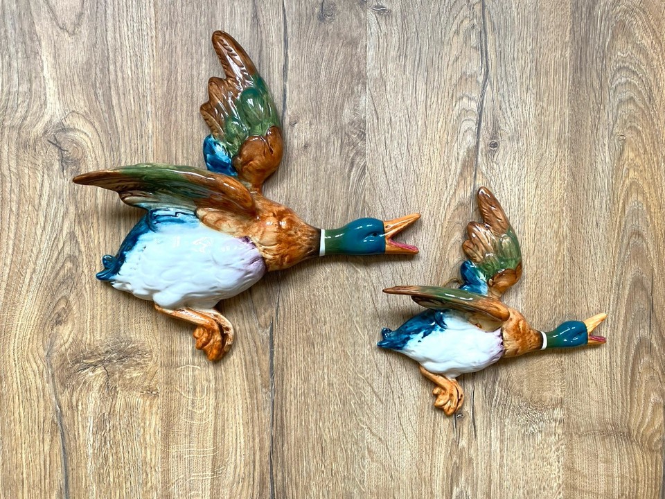 Set Of Beswick Mallard Flying Wall Ducks 596/0 596/1 & 596/2 | eBay UK