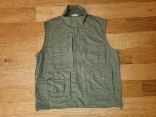 TravelSmith Men's Utility Safari Vest Size XXL Tan Photographer Hiking ...