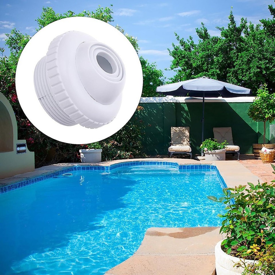 Wall Mounted Pool Spa Waterfall Fountain with Directional Flow Control ...
