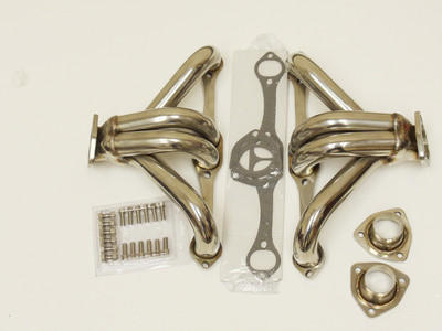 SBC Small Block Chevy Hugger Headers Stainless Steel 283 305 350 400 ...