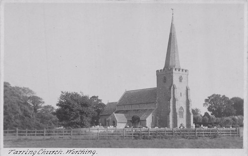 RPPC, West Sussex, England UK TARRING CHURCH~St Andrews WORTHING Photo ...