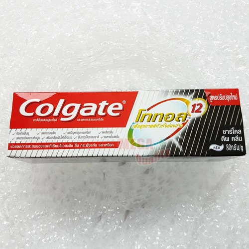 Colgate Total Toothpaste Cream - Charcoal Deep Clean 12 Hour Protection ...