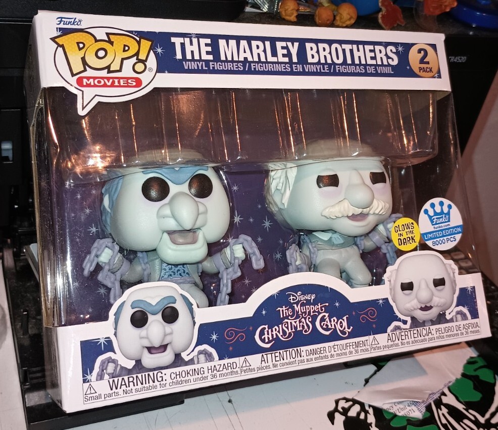 Funko Pop Marley Brothers Muppets Christmas Carol Figures 8000 Pcs SOLD ...
