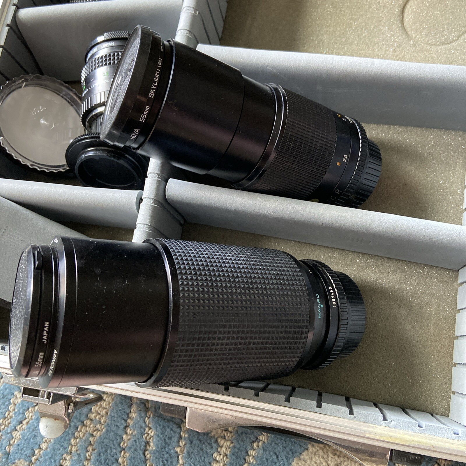 Vintage Minolta SRT MC-II 35mm Film SLR Camera With Lenses Case ...