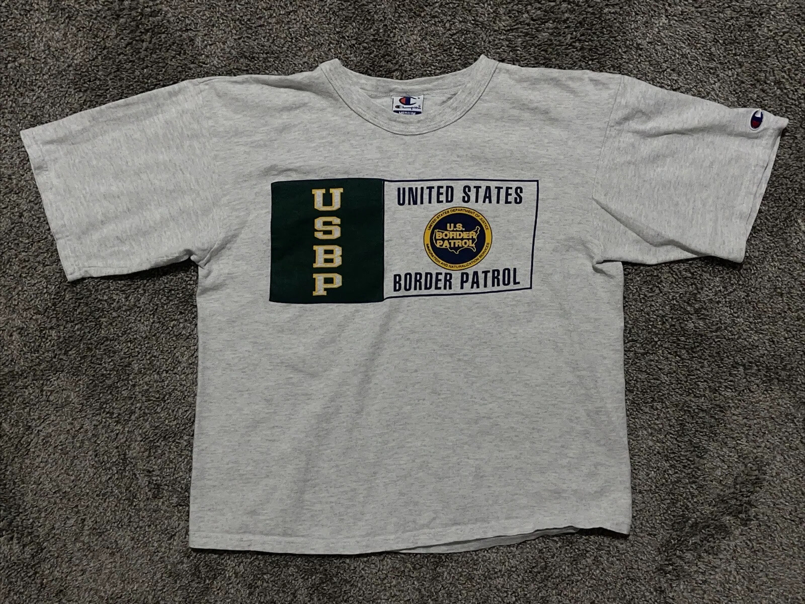 Vintage 90s Champion USBP United States Border Patrol… - Gem